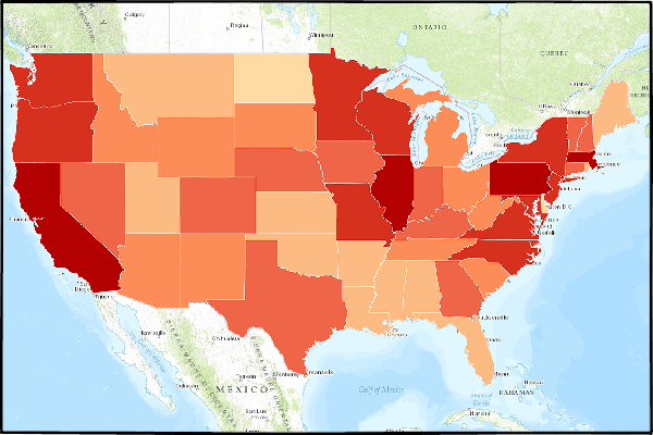 Choropleth Map Map Ui Patterns